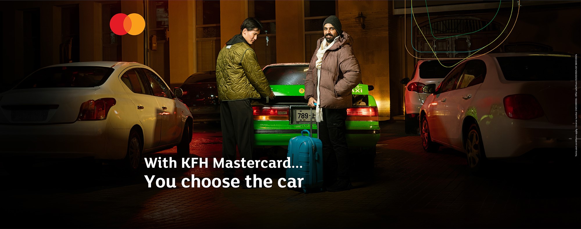 “With KFH Mastercard … you choose the car”
