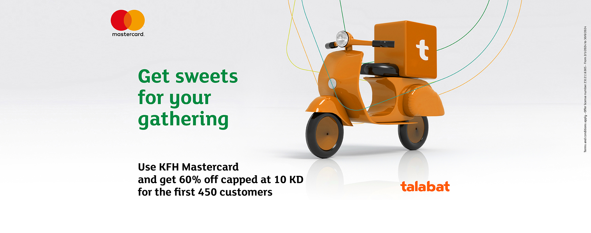 Exclusive Offer at Talabat with KFH Mastercard