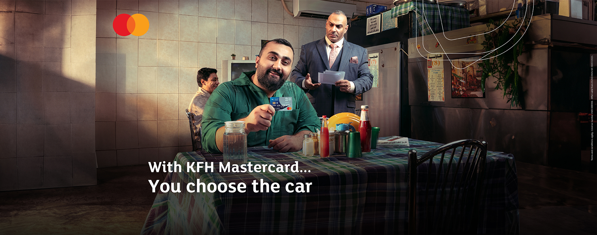 “With KFH Mastercard … you choose the car”
