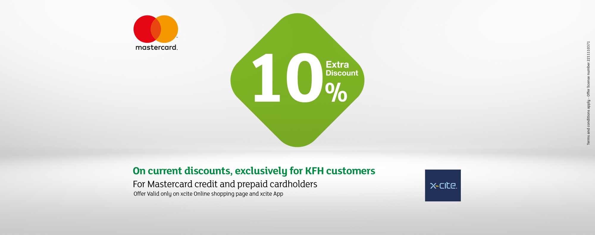 KFH X Mastercard November Offer with Xcite