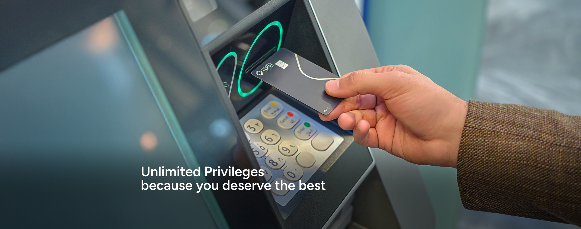 "Visa Infinite" Debit Card